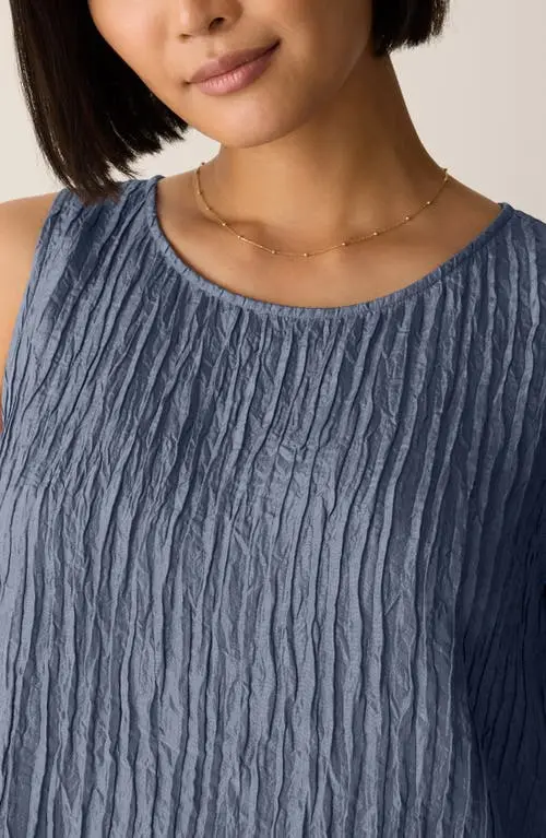 Eileen Fisher Stretch Silk Shell Top