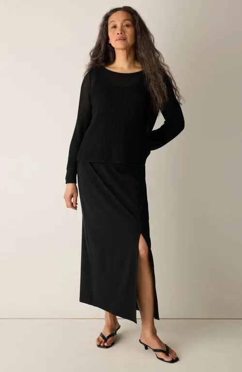 Eileen Fisher Jersey Midi Skirt