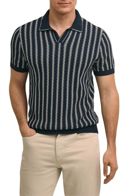 Brooks Brothers Vertical Mini Stripe Johny Collar Polo