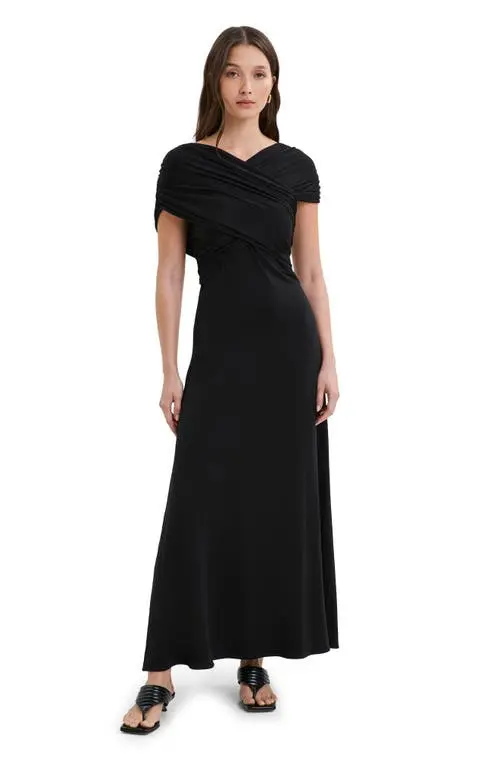 MARCELLA Alyssa Jersey Cocktail Dress