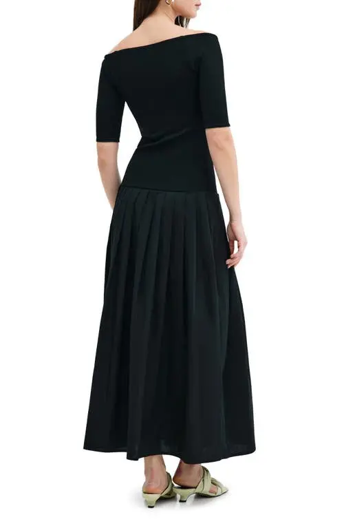 MARCELLA Mila Off-the-shoulder Maxi Dress