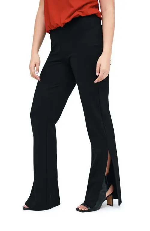 MARCELLA Pearson Slit Flare Leg Pants