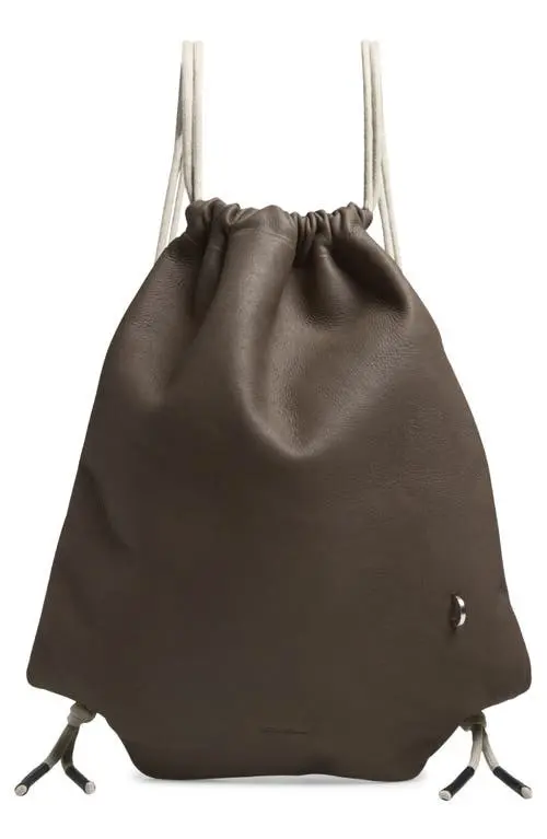 Rick Owens Drawstring Bag - Dust/pearl