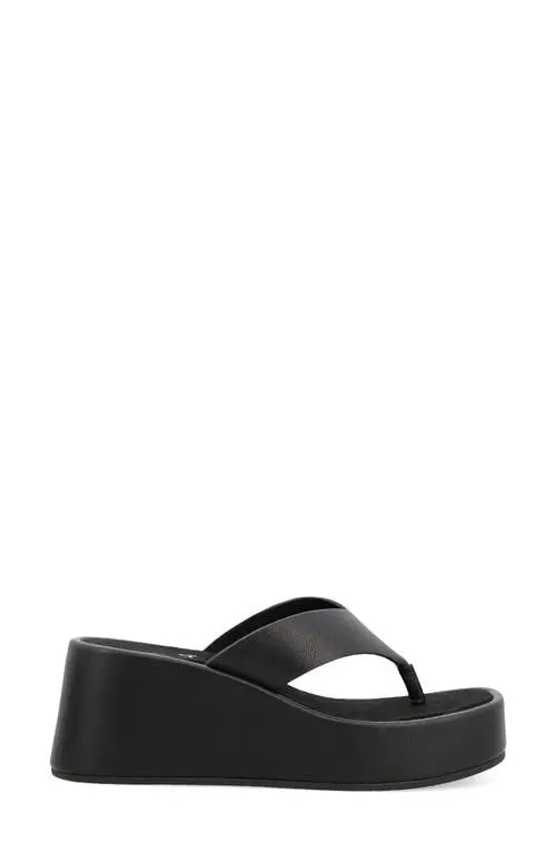 Mia Niccola Platform Wedge Flip Flop