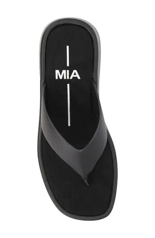 Mia Niccola Platform Wedge Flip Flop