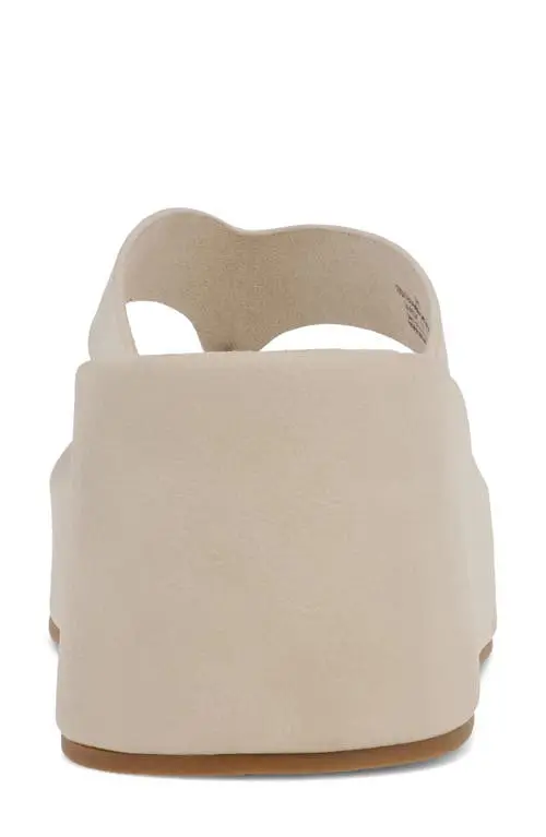 Mia Niccola Platform Wedge Flip Flop - Ecru