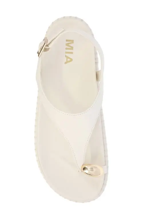 Mia Leilah Slingback Platform Sandal