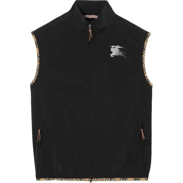 Burberry Nylon Gilet - Black