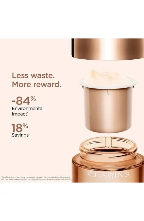 Clarins Extra-firming Night Refillable Moisturizer With Collagen Polypeptide & Niacinamide For Dry Skin - Regular
