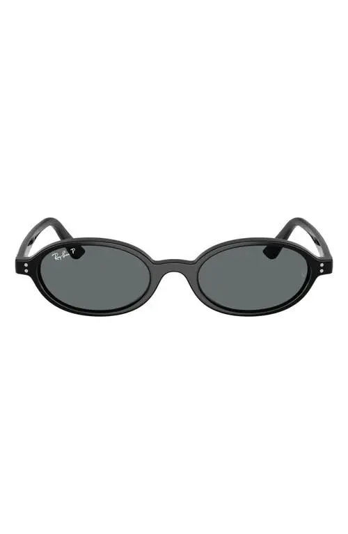 Ray-ban 51mm Polarized Oval Sunglasses