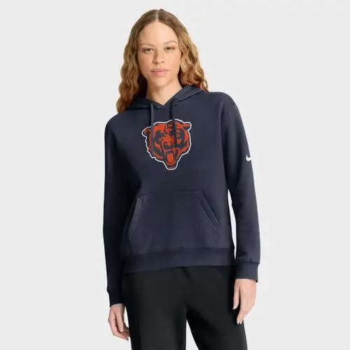Nike Chicago Bears Club Fleece Hoodie - Navy