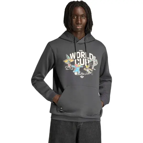 Adidas Fifa World Cup Historic Mascot Hoodie - Gray