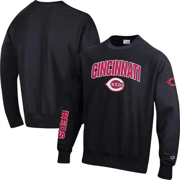 Champion Cincinnati Reds Reverse Weave Chenille Sweatshirt