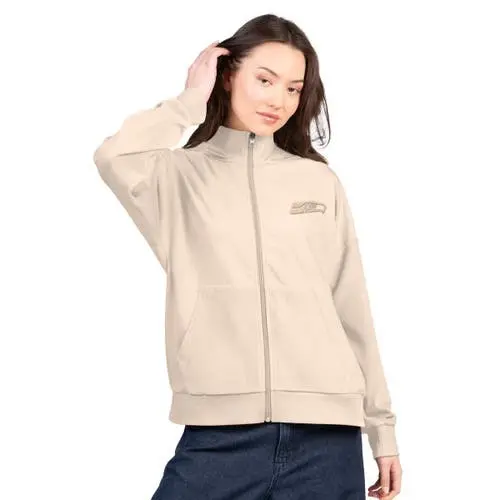 G-III 4HER BY CARL BANKS Seattle Seahawks Rookie Full-zip Hoodie - Tan