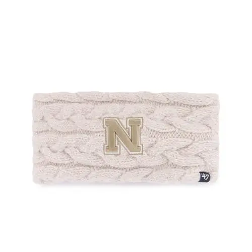 '47 Nebraska Huskers Core & Inline Latte Knit Headband - Natural