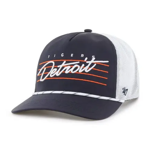'47 Detroit Tigers Brrr Downburst Mesh Hitch Adjustable Cap - Navy