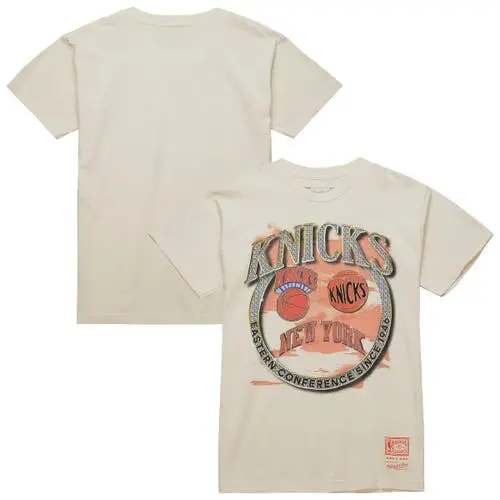Mitchell & Ness New York Knicks Big & Tall Hardwood Classics Crown Jewels T-shirt - White