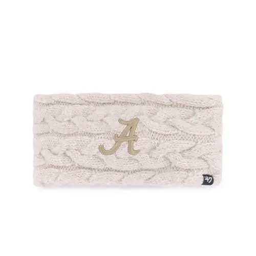 '47 Alabama Crimson Tide Core & Inline Latte Knit Headband - Natural