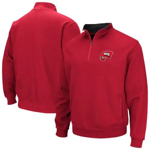 COLOSSEUM Western Kentucky Hilltoppers Tortugas Logo Quarter-zip Jacket - Red