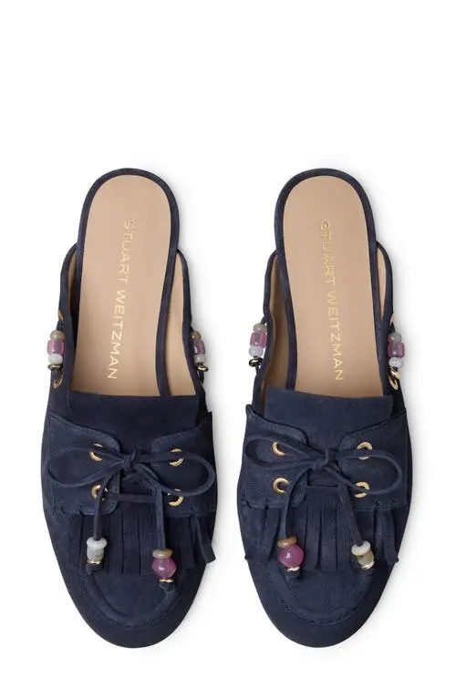 STUART WEITZMAN Majorca Tinsley Mule - Nice Blue