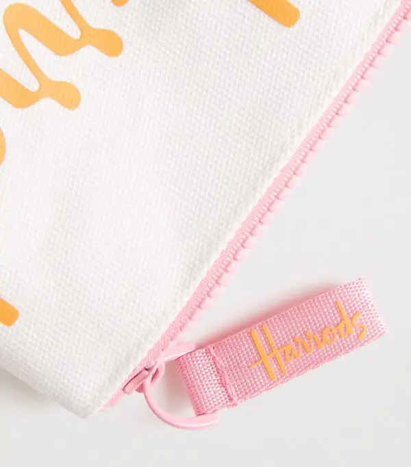 Harrods Cotton Logo Coin Purse