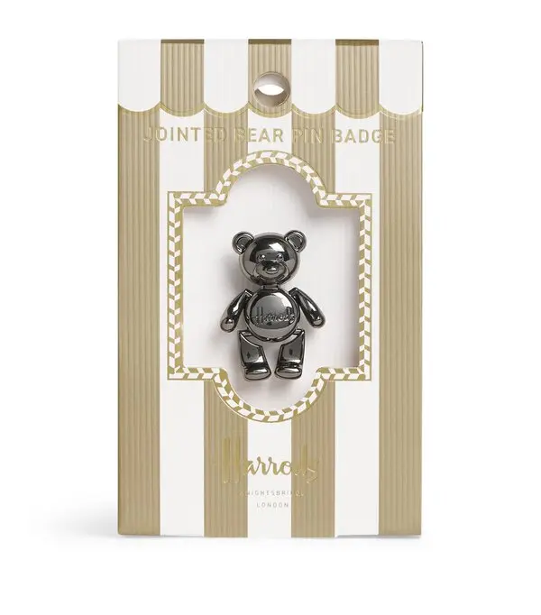 Harrods Jointed Bear Pin Badge