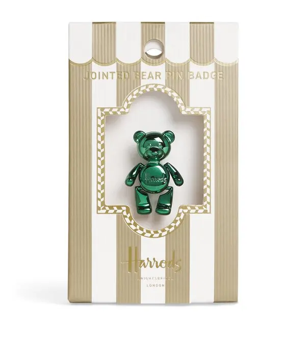 Harrods Jointed Bear Pin Badge