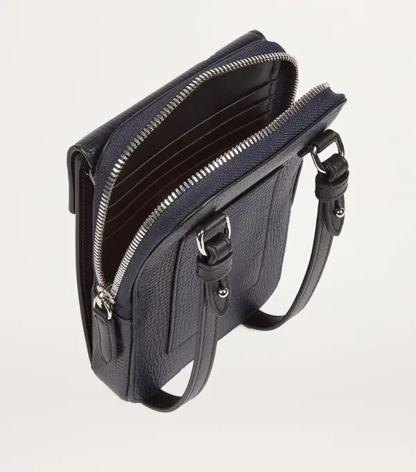 Smythson Leather Cross-body Pouch