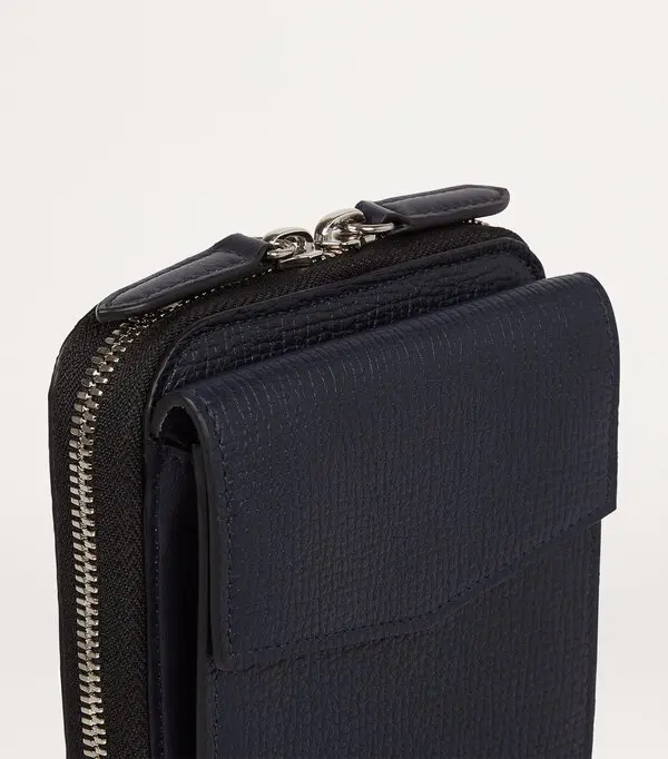 Smythson Leather Cross-body Pouch