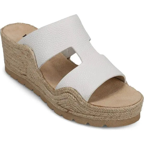 Vaneli Cyril Platform Wedge Sandal - White
