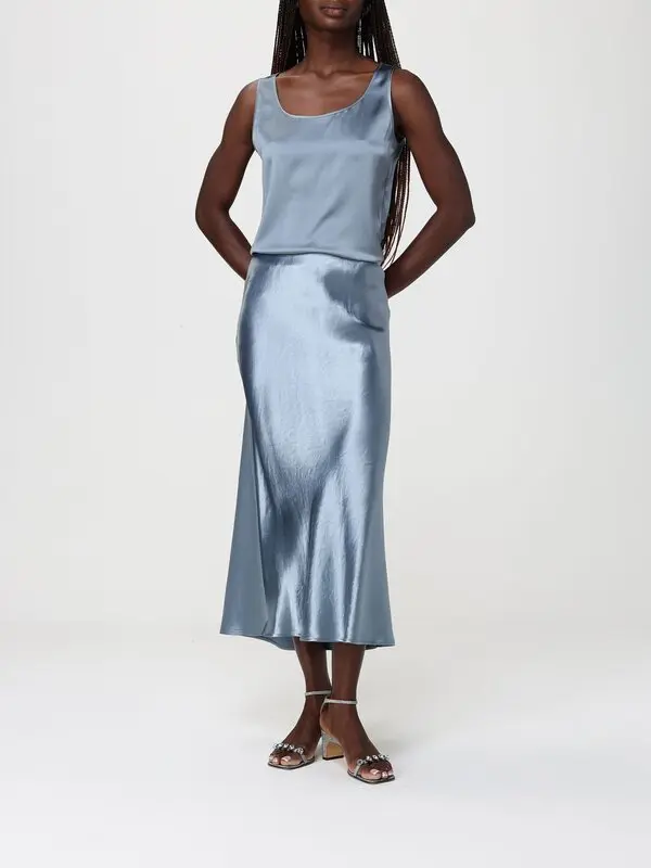 Max Mara Satin Sleeveless Top - Blue