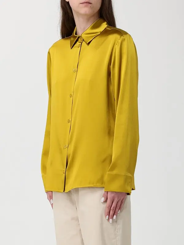 Max Mara Silk Blend Long Sleeve Shirt