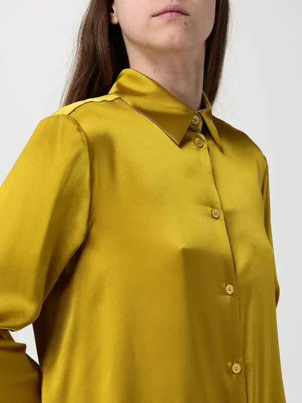 Max Mara Silk Blend Long Sleeve Shirt