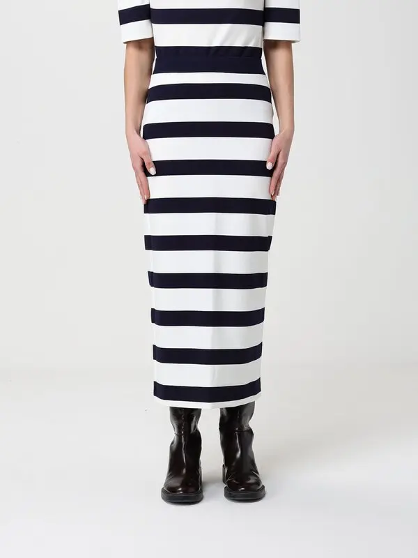 Max Mara Satin Midi Skirt