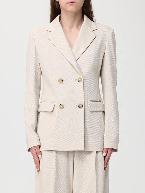 Max Mara Cotton Double-breasted Blazer