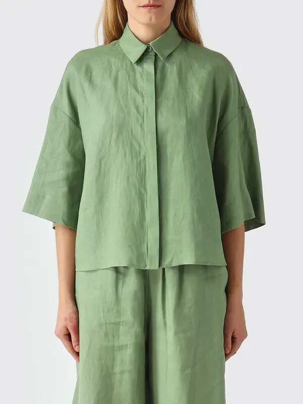 Max Mara Linen Shirt - Sage