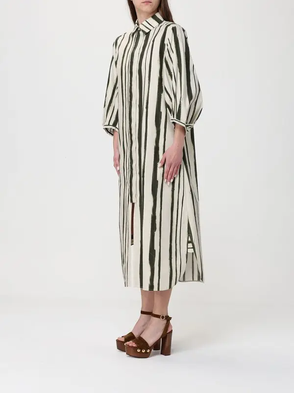Max Mara Striped Shirt Dress