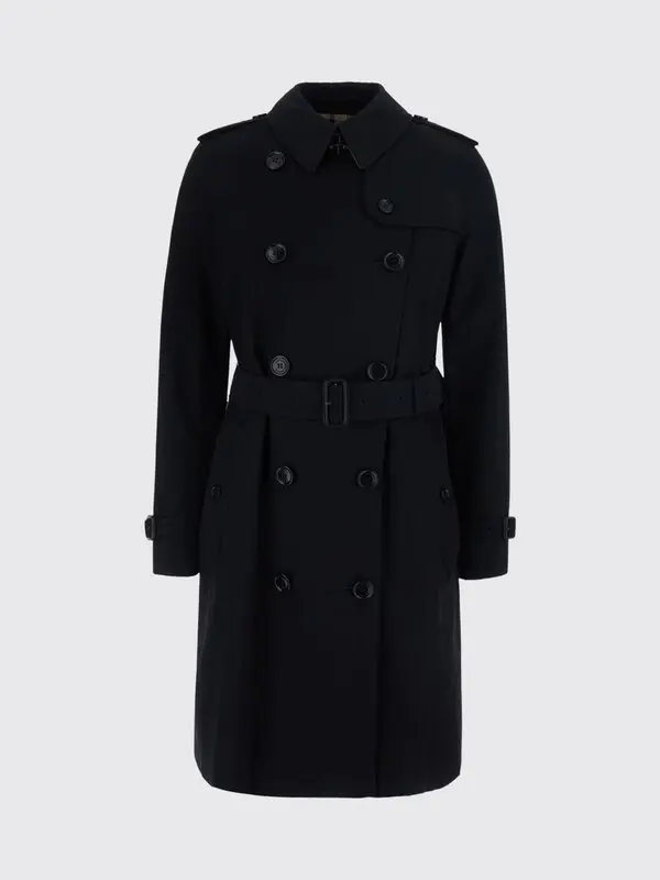 Burberry Cotton Trench Coat - Black