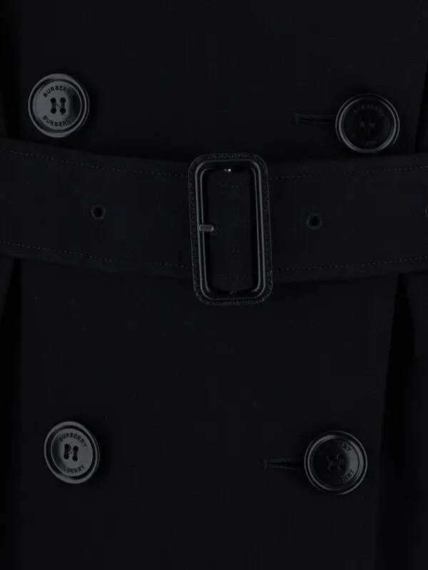 Burberry Cotton Trench Coat - Black