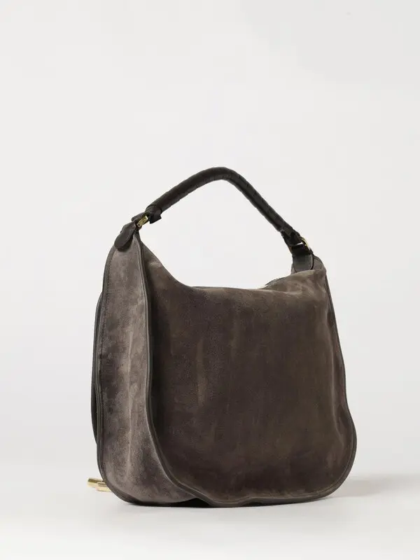 Chloé Marcie Suede Shoulder Bag - Brown