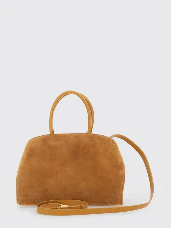 FERRAGAMO Hug Suede Leather Handbag - Beige