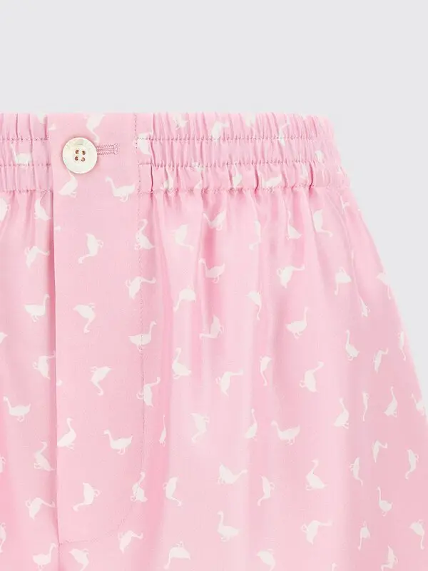 Moschino Printed Shorts - Beige