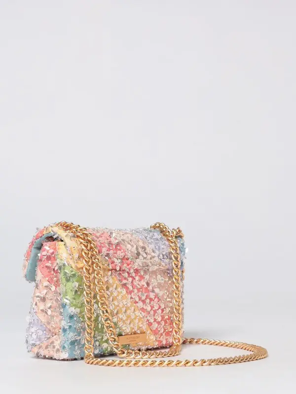 Kurt Geiger Mini Bag With Sequins And Chain Strap - Multicolor