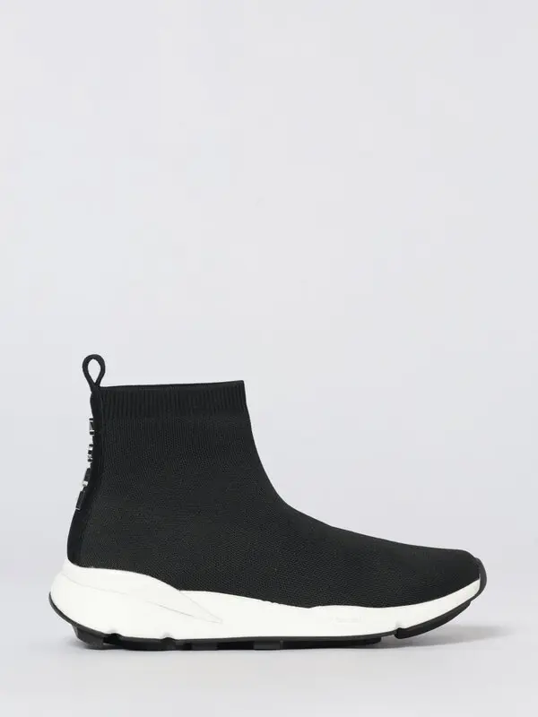 Kurt Geiger Stretch Knit High-top Sneakers - Black