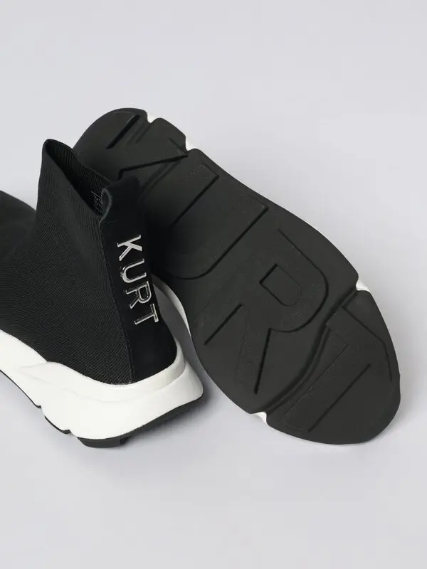 Kurt Geiger Stretch Knit High-top Sneakers