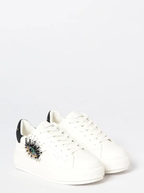 Kurt Geiger Embellished Eye Sneakers - White
