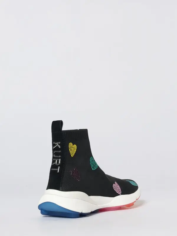 Kurt Geiger Embellished Heart Sock Sneakers