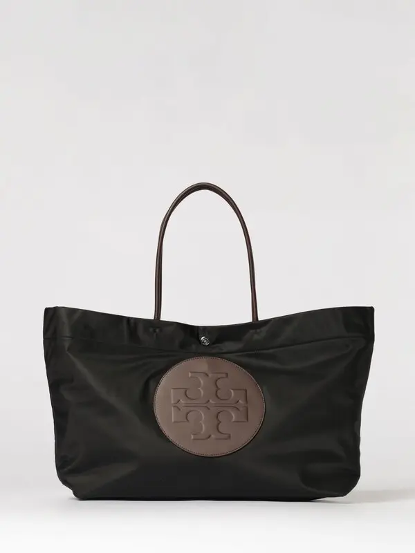 Tory Burch Ella Twist Recycled Nylon Bag - Black