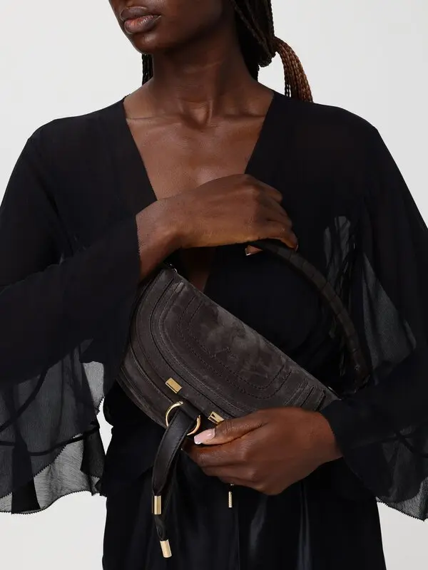 Chloé Marcie Small Suede Bag - Leather