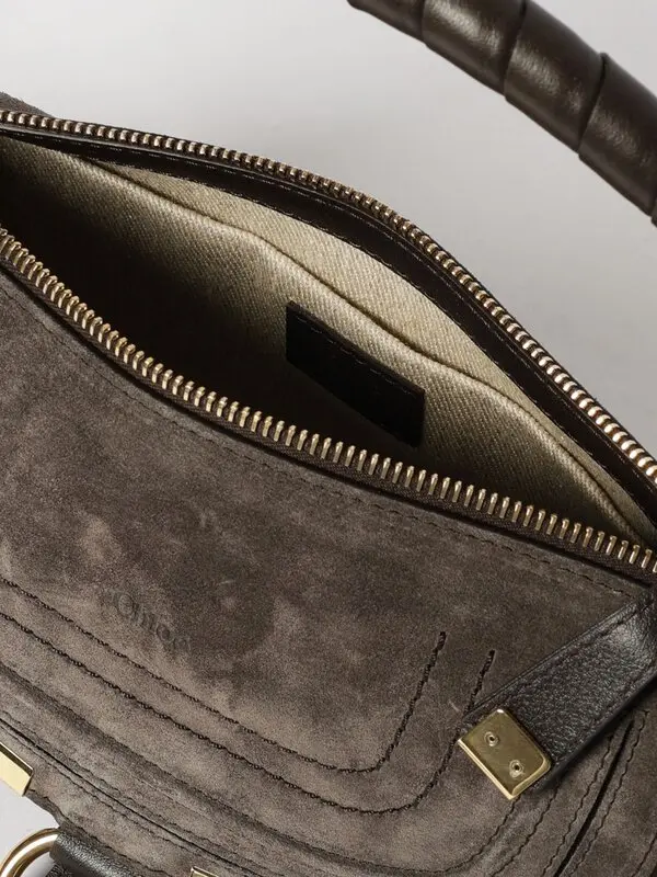 Chloé Marcie Small Suede Bag - Leather